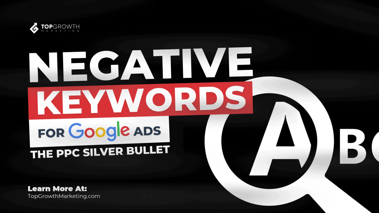 Negative Keywords for Google Ads — Guide and Cheat Sheet